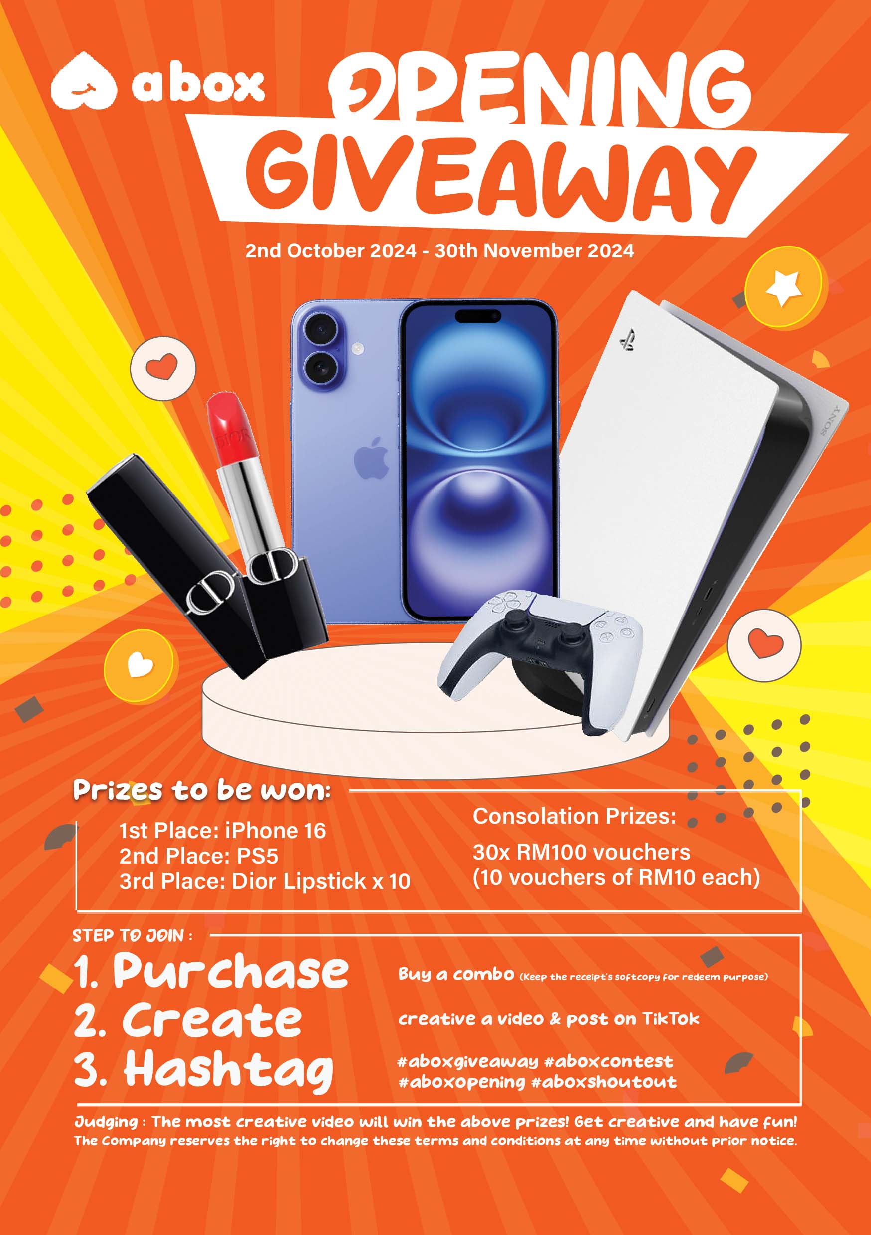 Opening Giveaway - Abox